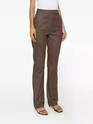 Max Mara Button-fastening Straight Leg Trousers