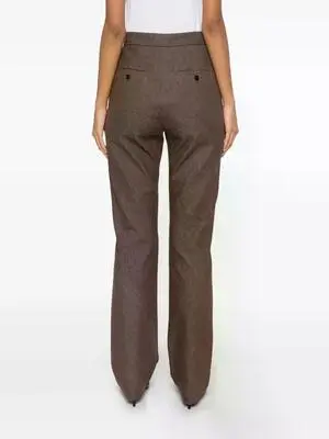 Max Mara Button-fastening Straight Leg Trousers