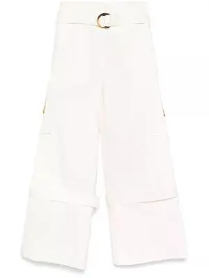 Zimmermann Illuminate Cargo Trousers - White