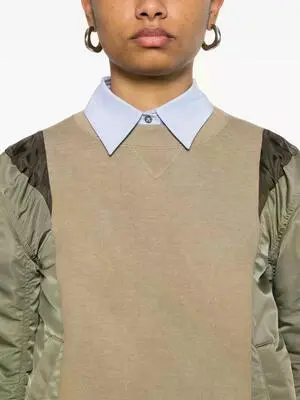 Sacai Panelled Sweatshirt