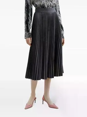 Dolce & Gabbana Plissé-effect Midi Skirt