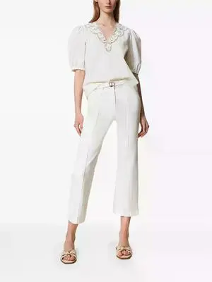 TWINSET Belted Trousers
