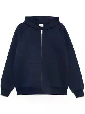 AUTRY Logo-debossed Hoodie - Blue