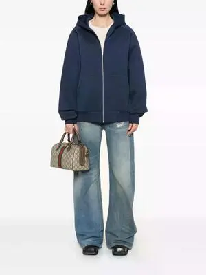 AUTRY Logo-debossed Hoodie - Blue