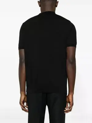 ERALDO Knitted Polo Shirt - Black