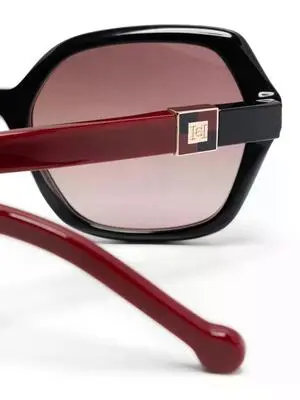 Carolina Herrera Hexagonal Sunglasses