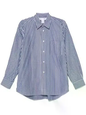 Comme Des Garçons Striped Shirt - Blue