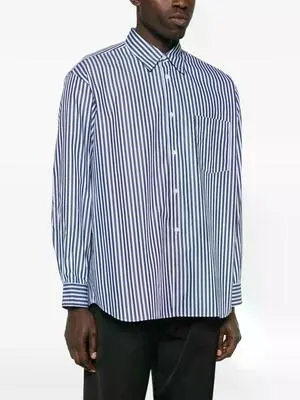 Comme Des Garçons Striped Shirt - Blue