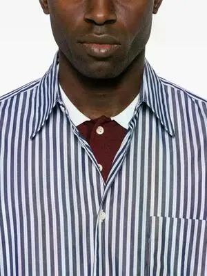 Comme Des Garçons Striped Shirt - Blue