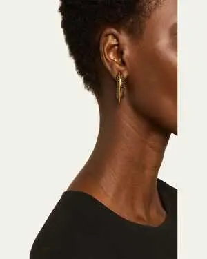 SUSANA VEGA Mini Alba Hoop Earrings - Brown