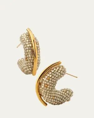 SUSANA VEGA Mini Alba Hoop Earrings Silver