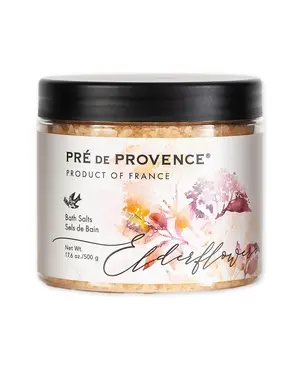 EUROPEAN SOAPS Pre De Provence Lavender Bath Salts 500g - Elderflower