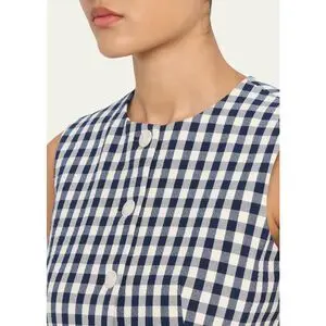Veronica Beard Haina Gingham Shorts