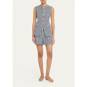 Veronica Beard Haina Gingham Shorts