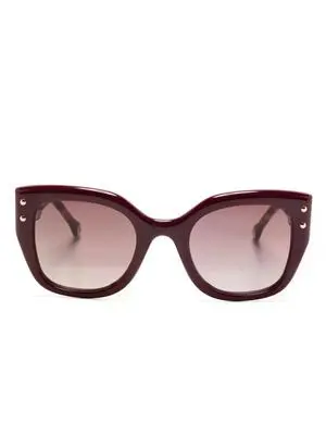 Carolina Herrera Butterfly-frame Sunglasses - Red