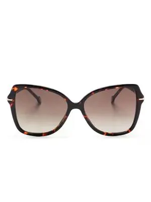 Carolina Herrera Oversized Sunglasses - Brown
