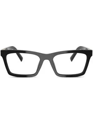 Miu Miu Rectangle Frame Glasses - Black
