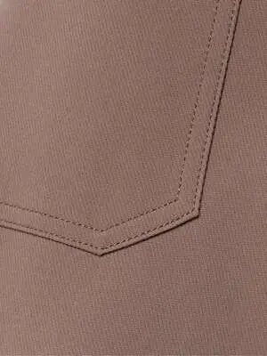 Theory Belted Straight-leg Twill Pants