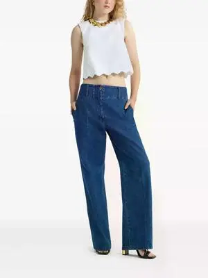PATOU Wide Leg Jeans