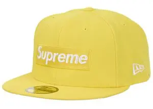 Supreme Championship Box Logo New Era 59fifty Cap - Yellow