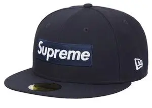 Supreme Championship Box Logo New Era 59fifty Cap - Navy Blue