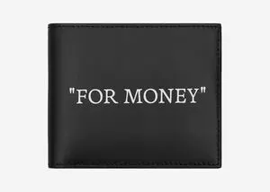 Off-White Quote Bookish Bifold Wallet