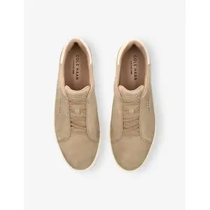Cole Haan Grandpro Suede Slip-on Low-top Trainers - Beige Comb