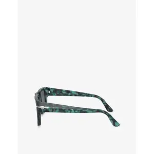 Persol Rectangle-frame Acetate Sunglasses - Blue