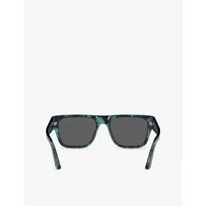 Persol Rectangle-frame Acetate Sunglasses - Blue