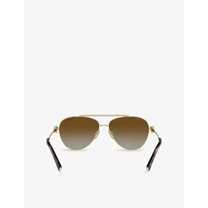 Tiffany & Co. Tf3101b Pilot Sunglasses - Gold