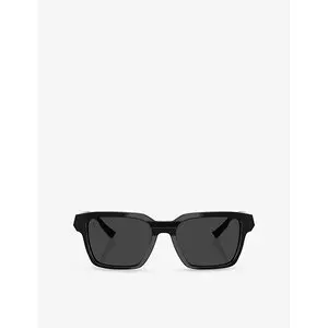 FERRARI Square-frame Acetate Sunglasses - Black