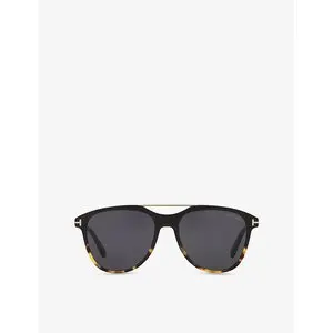 TOM FORD Damian Pilot-frame Sunglasses - Black