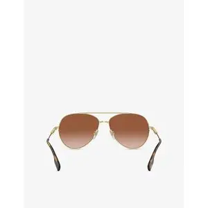 Burberry Be3147 Aviator Sunglasses