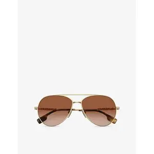 Burberry Be3147 Aviator Sunglasses