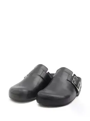 Loewe Ease Buckle Clogs - Black