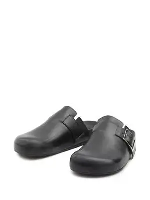 Loewe Ease Buckle Clogs - Black