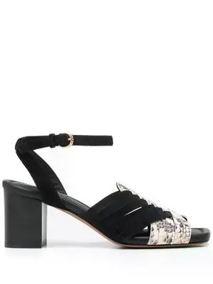 Ulla Johnson 75mm Snake-print Sandals