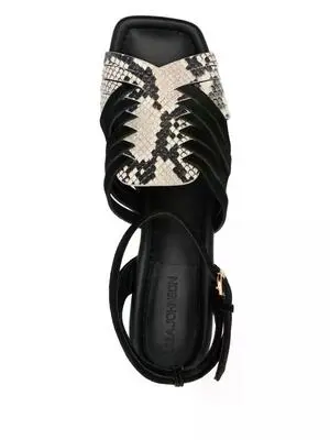 Ulla Johnson 75mm Snake-print Sandals