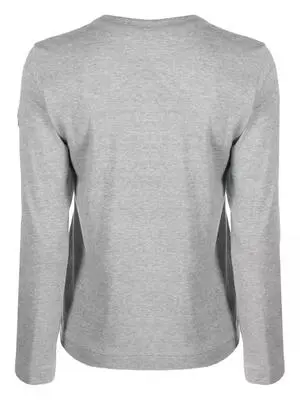 Play Comme Des Garcon X The Artist Invader Pixelated-appliqué T-shirt - Grey