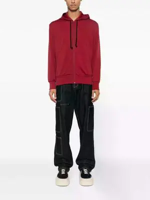 Play Comme Des Garcon Logo-appliqué Hoodie