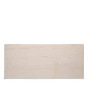 CARACOLE Wish You Were Dining Table - Deep Bronze/creme Travertine