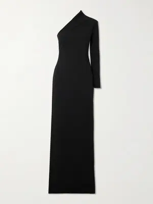 Solace London Joana One-sleeve Gown - Black
