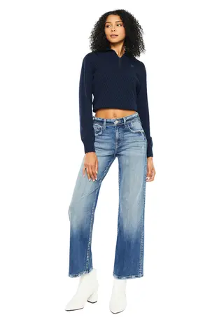 KANCAN Angela Premier High-rise Slim Wide-leg Jeans