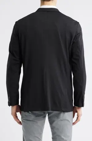 Johnston & Murphy Xc Flex® Solid Knit Sport Coat - Black