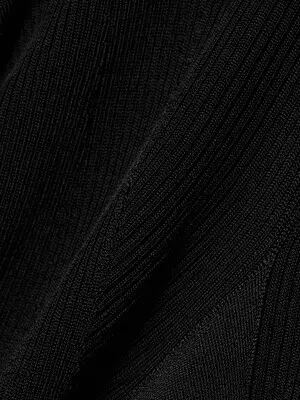 Galvan Polaris Ribbed-knit Turtleneck Top