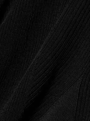 Galvan Polaris Ribbed-knit Turtleneck Top