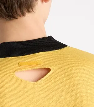 Prada Wool Long-sleeve Polo Shirt