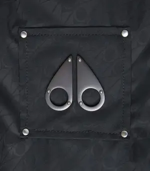 Moose Knuckles Monogram Courville Bomber Jacket - Black