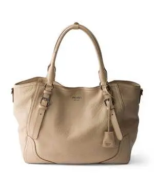 Prada Large Buffalo Leather Tote Bag
