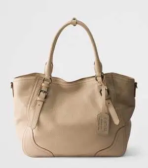 Prada Large Buffalo Leather Tote Bag